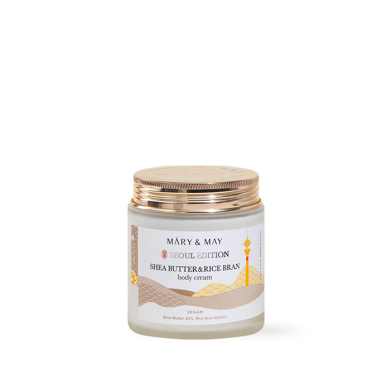 [Mary&May] Shea Butter & Rice Bran Body Cream 250ml – kbeautycandy
